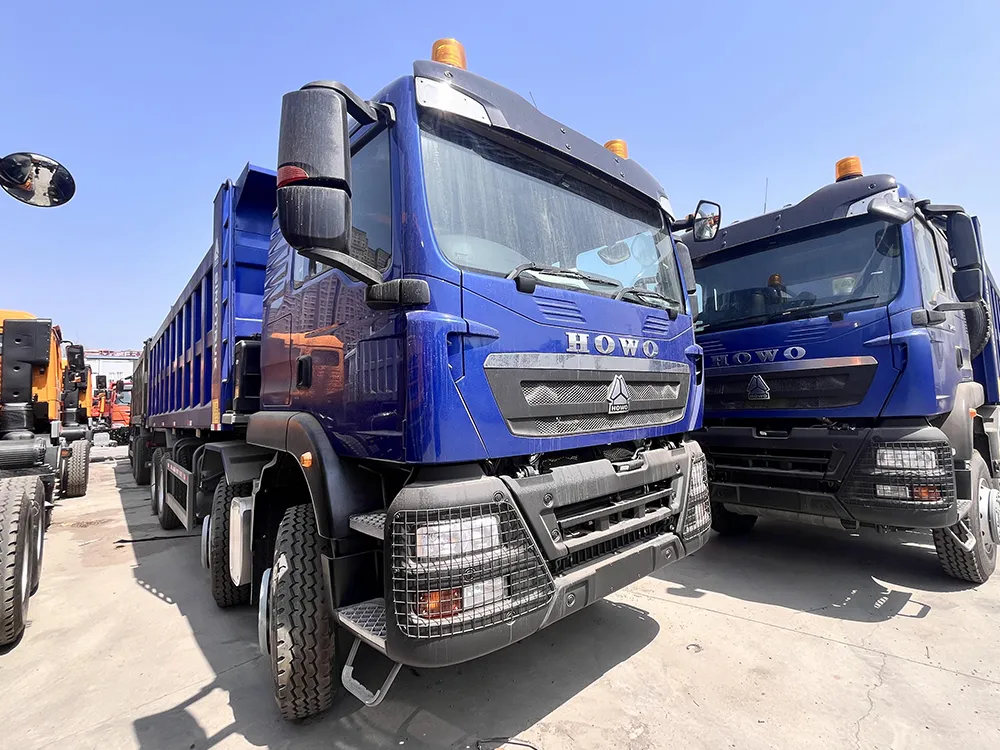 Howo NX 8x4 380hp Tipper Truck with Two warning Lights and Headlight ...